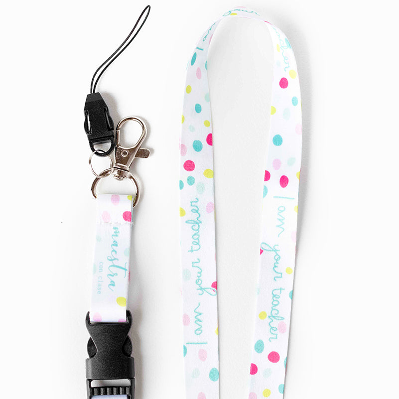 Lanyard - I am your teacher – Maestra con Clase